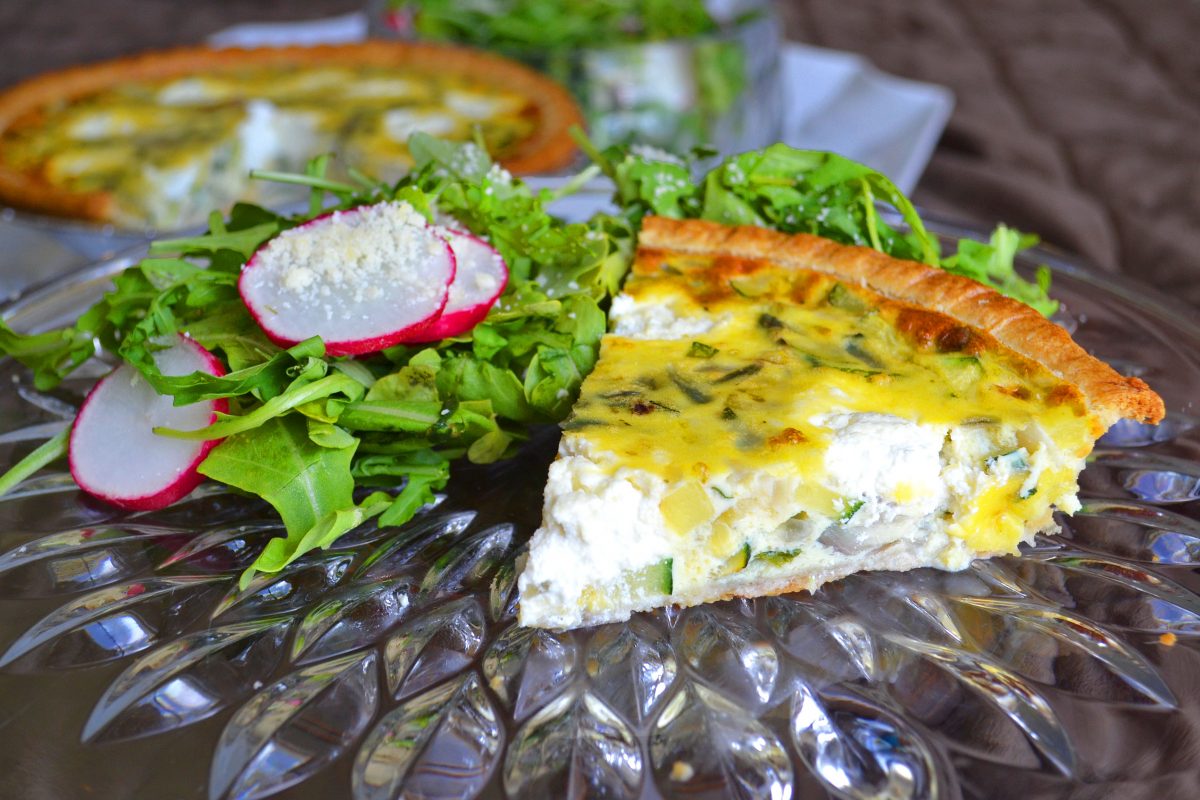 Red, White & Blue Healthy Quiche from Blue Apron